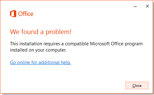 Help Microsoft Office Installation Error - Techyv.com